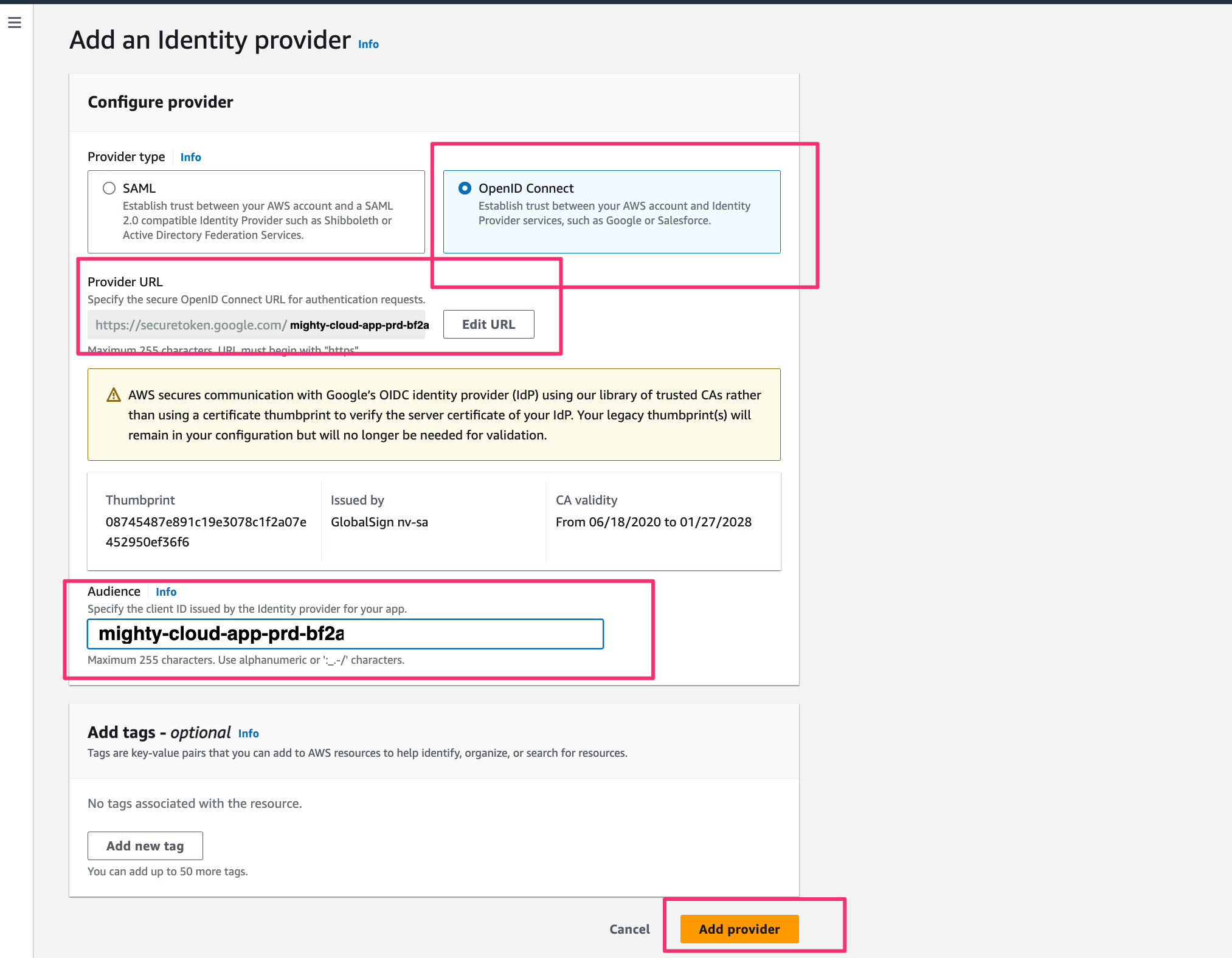 OIDC Provider | Hyper Cloud Automation